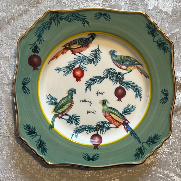 Anthropologie | Dining | Lou Rota Anthropologie Four Calling Birds 2 ...